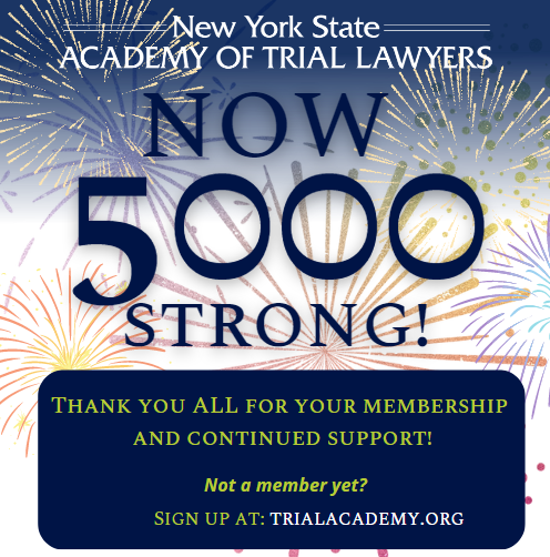 New York State Academy of Trial Lawyers: A Growing Community of Legal ...